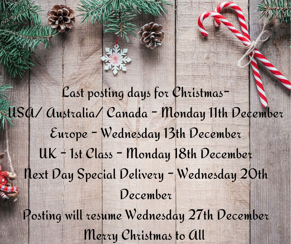 Christmas Posting Dates – Indigo Daisy Weddings
