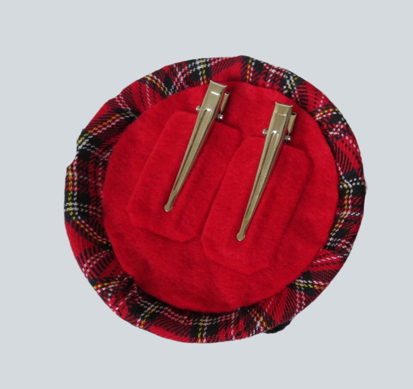 Red & Black Royal Stewart Tartan Plaid Fascinator Mini Hat – Indigo ...