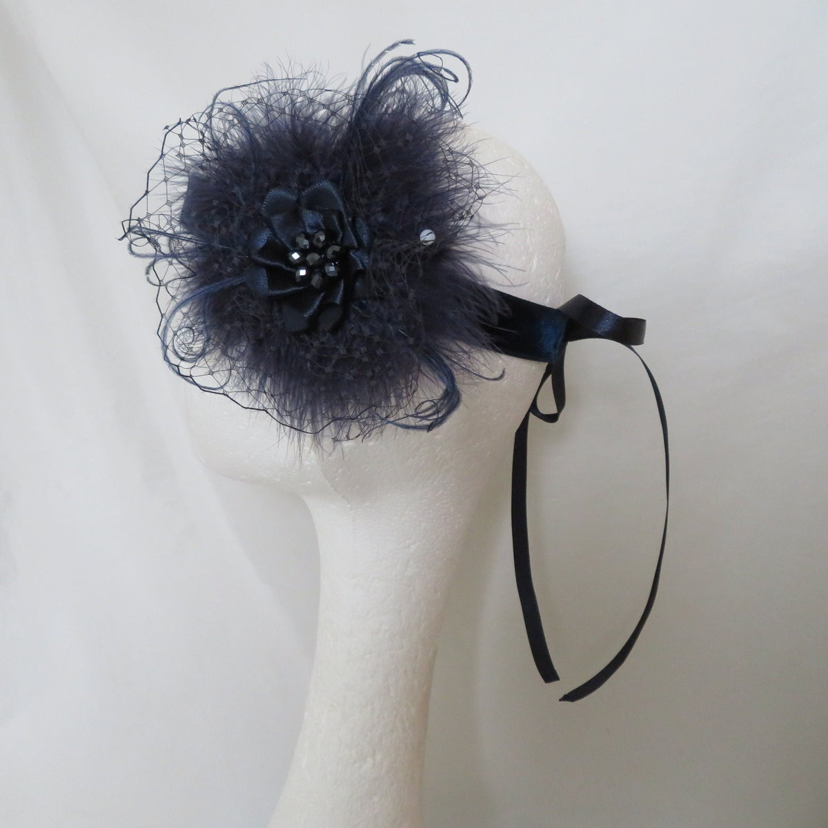 Navy Edith Flapper Band – Indigo Daisy Weddings